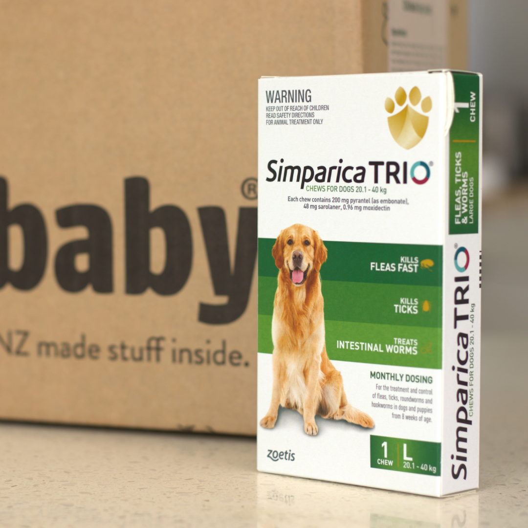 Flea & Worm - Simparica TRIO – myFurbaby NZ